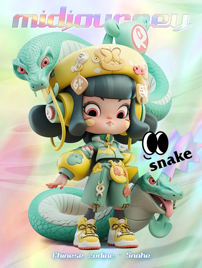 如何用MJ生成3D潮流十二生肖的IP盲盒形象 - 小红书-花瓣网