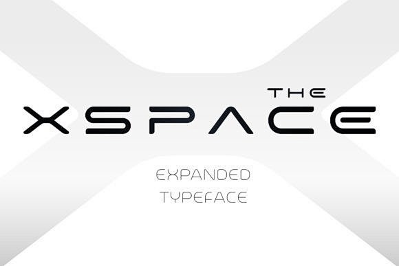 Xspace-科技创意logo-现代无衬线-英文字体下载