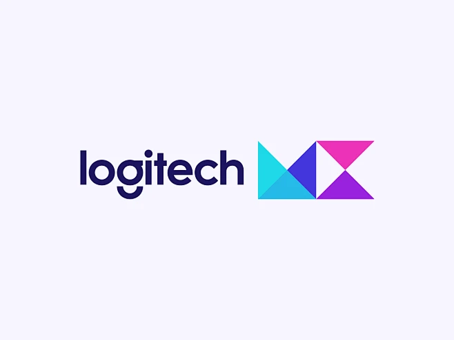 Logitech MX abstract brand branding challenge colorful creative letter ...