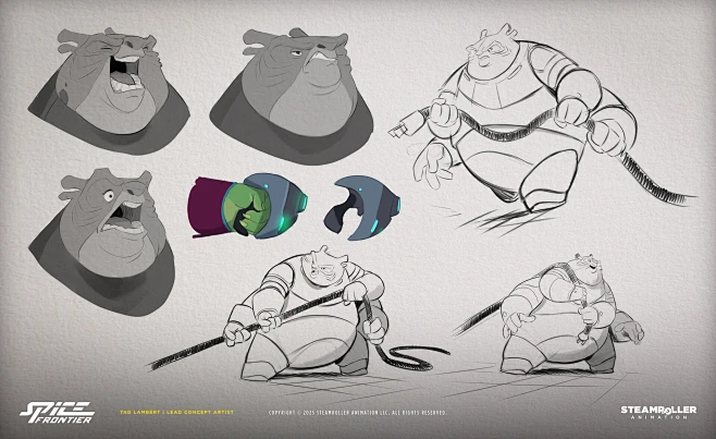 Steamroller Animation Spice Frontier Art Blast - ArtStation Magazine-花瓣网