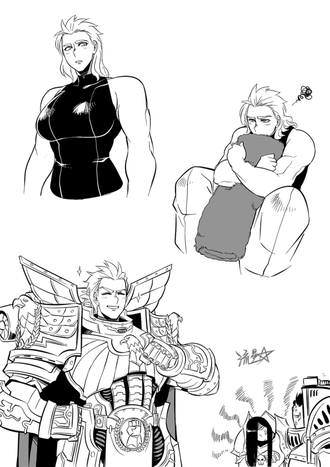 cnmbwjx,artist,Rogal Dorn,Primarchs,Warhammer 40000,warhammer40000 ...