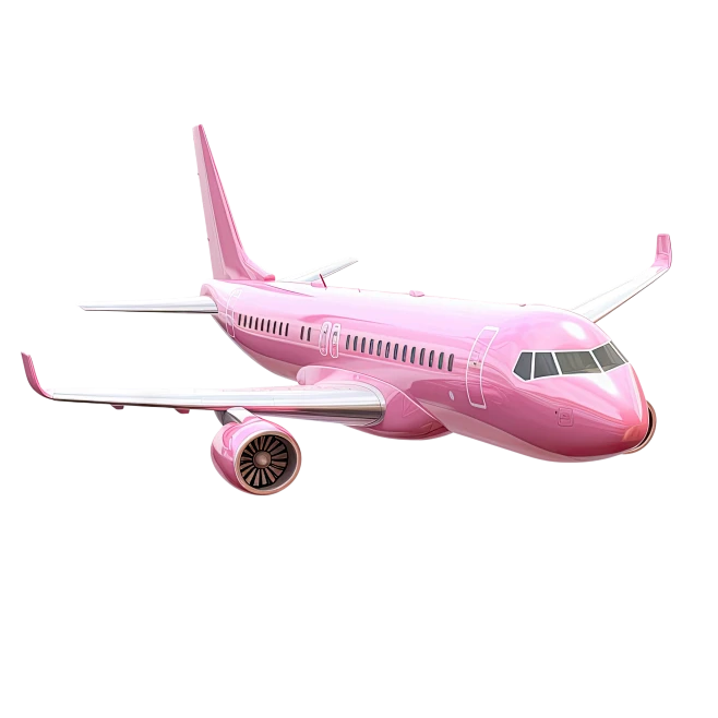 pink_plane_stands_alone_on_transparent_background_g_1_1_1-花瓣网