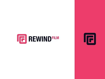 RewindFilm - Logo Design ⏪ films motion movement smart logo monogram r ...