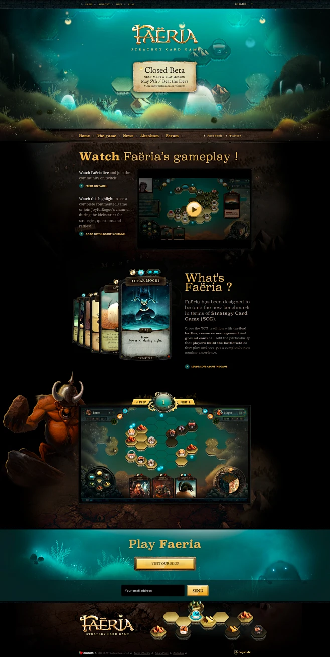 Faeria - Strategy Card Game - Home-花瓣网