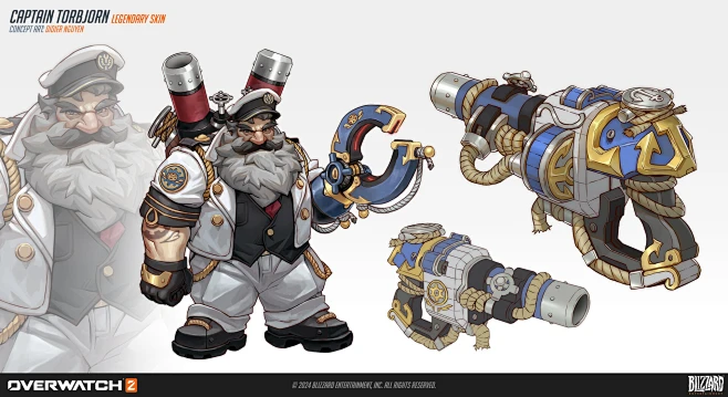 CAPTAIN - TORBJORN / OVERWATCH 2-花瓣网