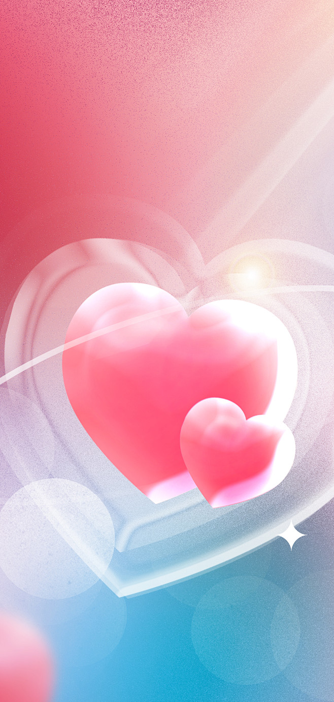 七夕，粉色，爱心