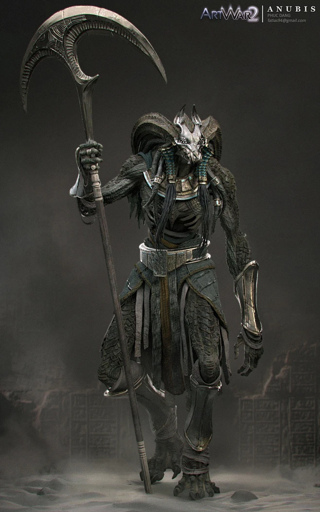Illidan Statue, Phuc Dang : Hi there. This is my commission work for ...