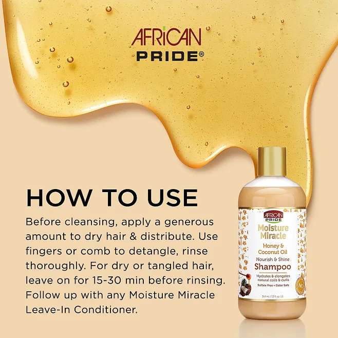 Amazon.com: African Pride Moisture Miracle Pre-Shampoo, & Honey ...