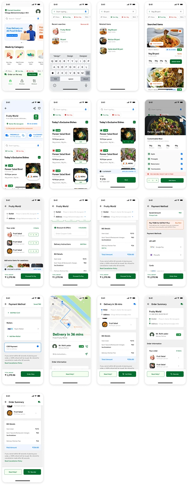 健康饮食电商app ui .fig素材下载 - 豆皮儿UI-花瓣网