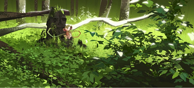 植物原画树原画来自cgbook.cn (870)-花瓣网