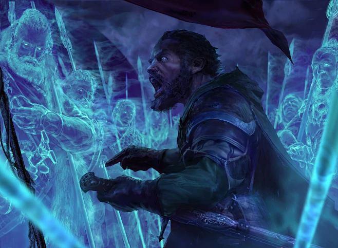 Magic the Gathering: "Shadow Summoning" -花瓣网