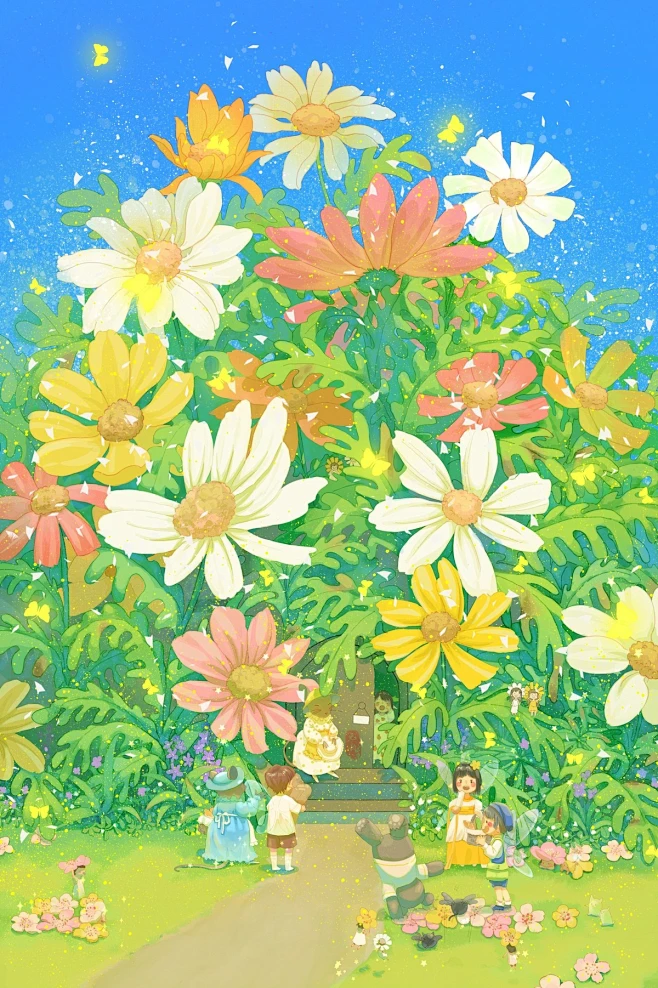 精灵小镇——准备上街_画画的无韵呀__插画师作品_涂鸦王国gracg.com 是小橘子的家……-花瓣网