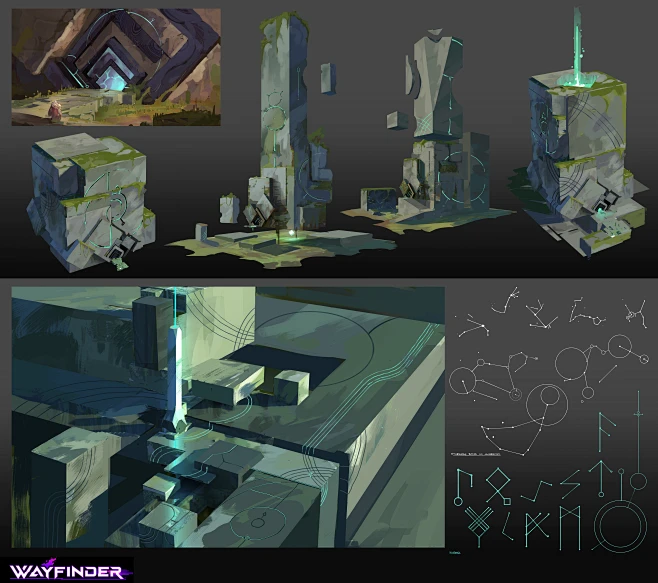 {游戏系列} 美国 WAYFINDER 寻路者（UI,角色，场景）-花瓣网
