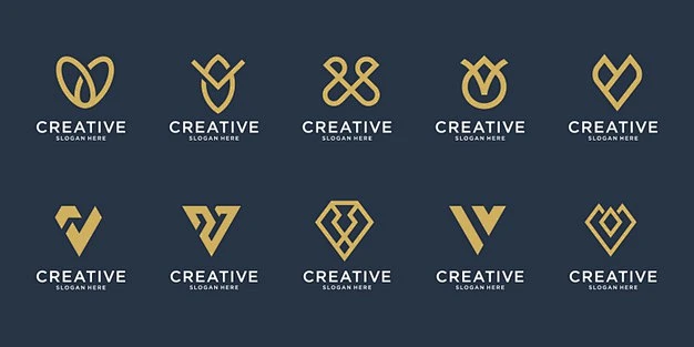 字母v,logo标志矢量图素材-花瓣网