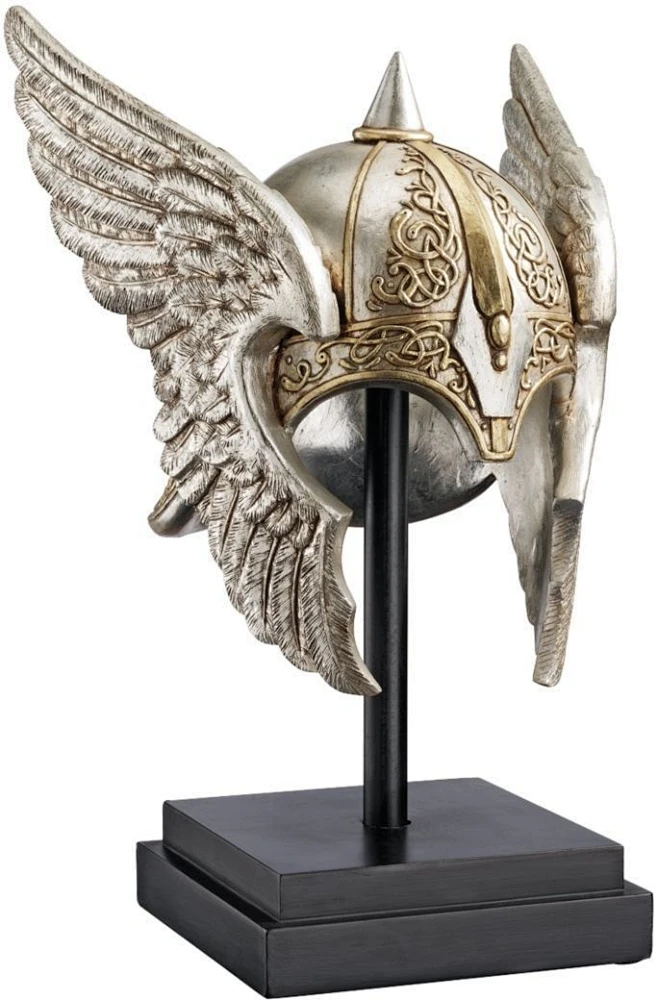 Valkyrie Helmet Statue upon Museum Mount. Very cool.图片_武器装备图标 凯尔特图片素材-花瓣网