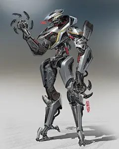 CGCUP Master Class - Futuristic Robot-花瓣网
