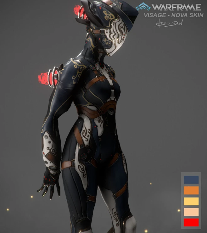 Warframe - Nova Visage, Alessandro Sarritzu : Alternate skin + brand new helmet for the original ...