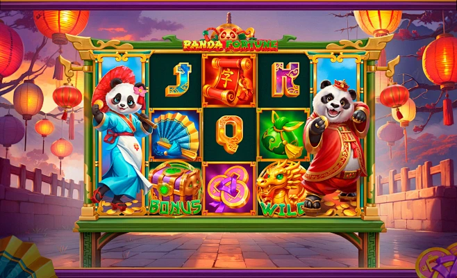 Panda ILLUSTRATION Character design slot game Game Art 2д slot casino ...