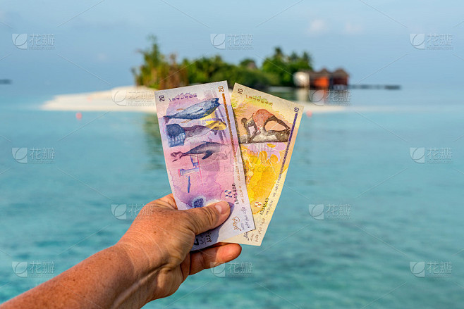 马尔代夫rufiyaa钞票