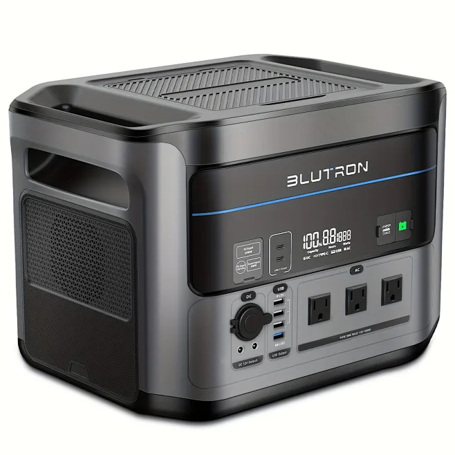 Temu｜Blutron P1500 Portable Power Station, 1500w Solar Generator (solar ...