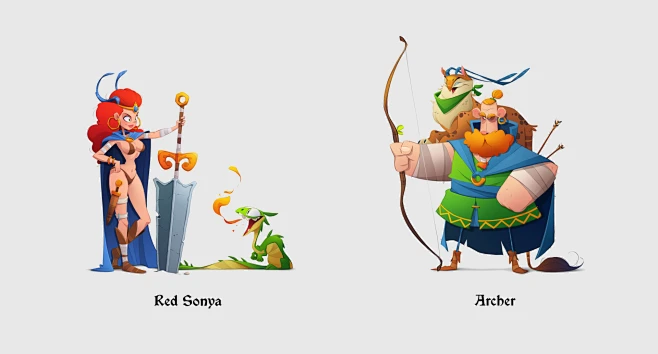 Typical middle ages (character design), Aleksandr Kayda : Typical ...