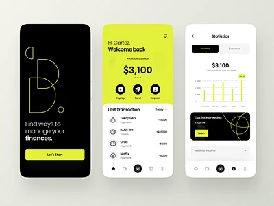 Dana - Finance App Design banking app financial app finances banking ...