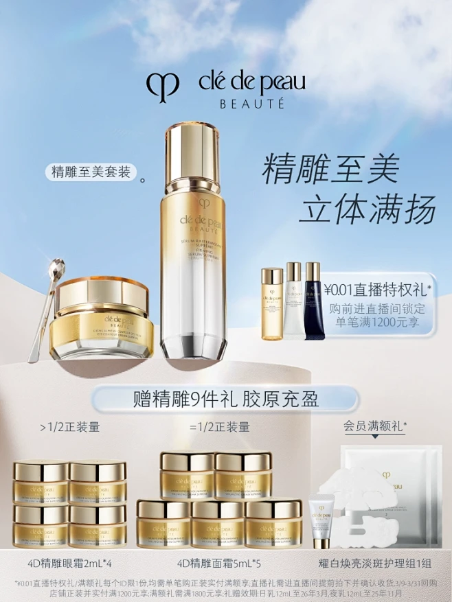 【现货速达】肌肤之钥CPB 4D精雕眼霜面霜立体精华套装-tmall.com天猫-花瓣网