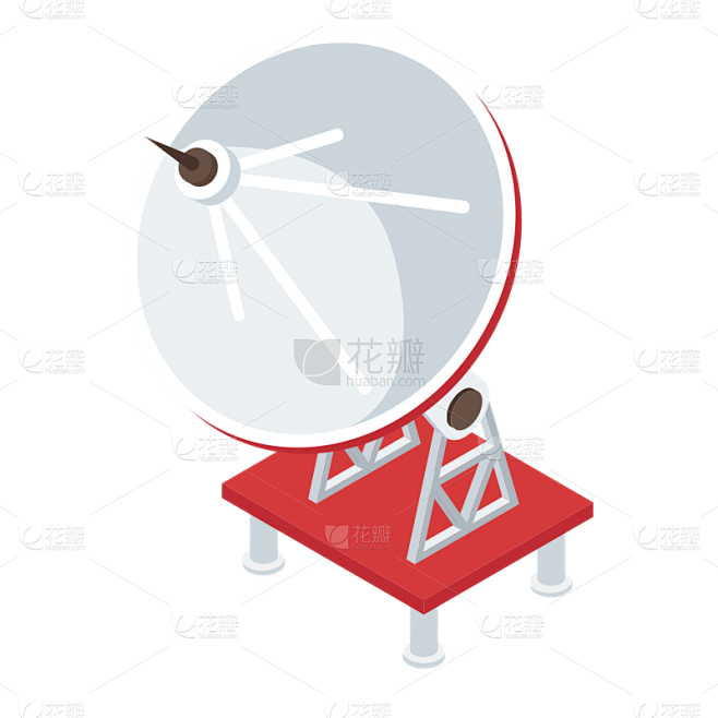 2.5D-航空航天天文贴纸-信号塔