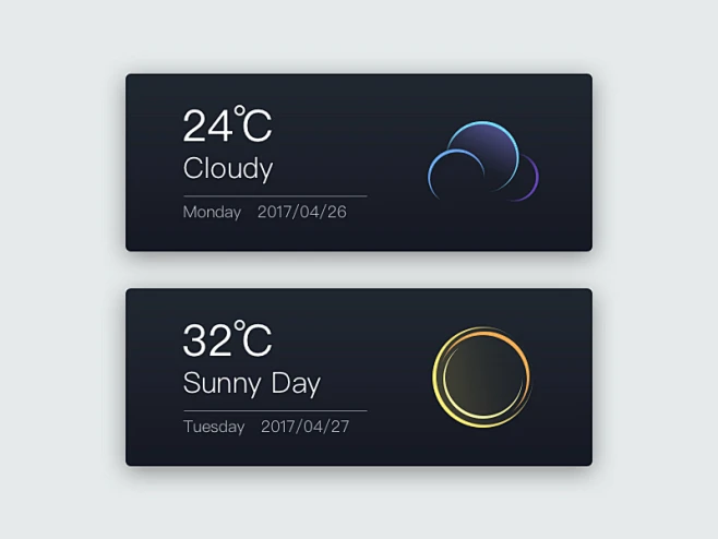 weather widget cloud sun widget weather-花瓣网