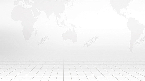 大气灰色世界地图PPT背景2 创意素材