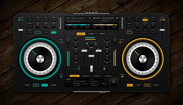 DJ 播放器UI 界面设计-花瓣网