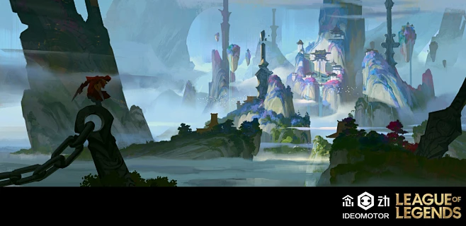 Environment Concept Design | Immortal Journey | League of Legends-花瓣网
