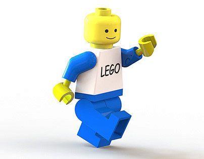 Lego person - 3D modeling pratice
