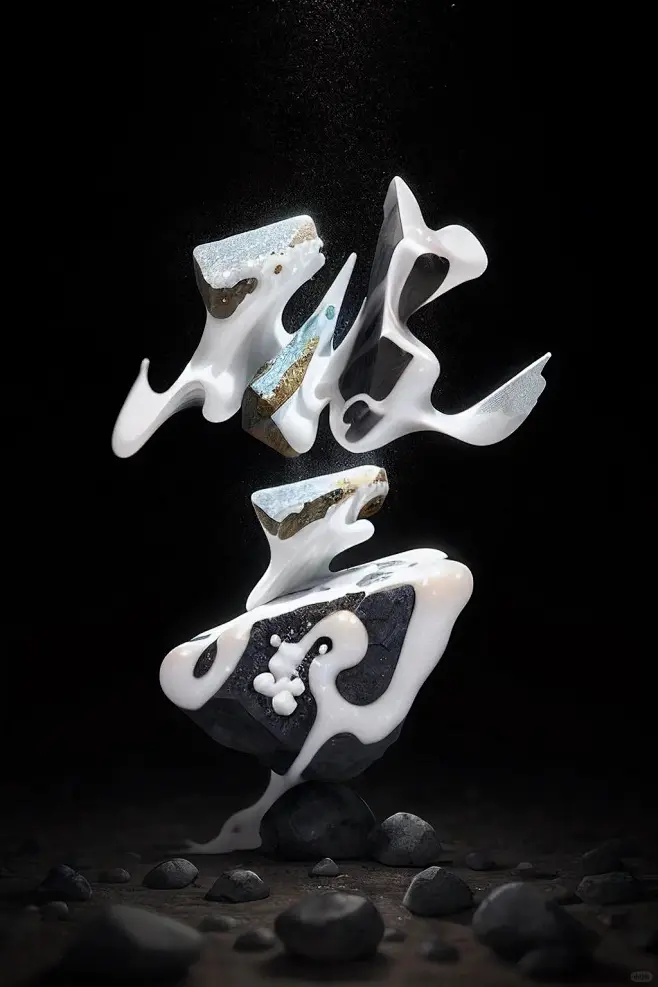 Stable Diffusion AI造字之-破局（流程） - UIED用户体验学习平台-花瓣网