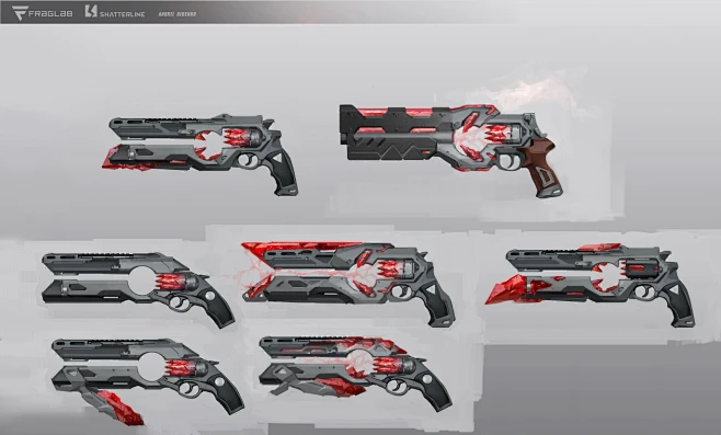 Weapon. Crystal gun. Version-花瓣网