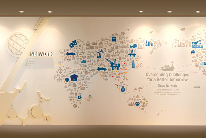 Posco Daewoo PR Wall : Promotional Wall Display Design in POSCO Daewoo ...