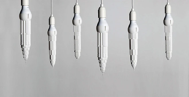 倒挂的摩天大楼：studio david graas的 3D打印 节能灯_设计邦-全球最早和最受欢迎的集建筑、工业、科技、艺术、时尚和视觉类的 ...