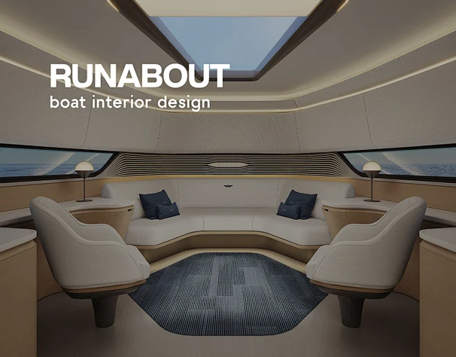 Runabout - Boat interior design-花瓣网
