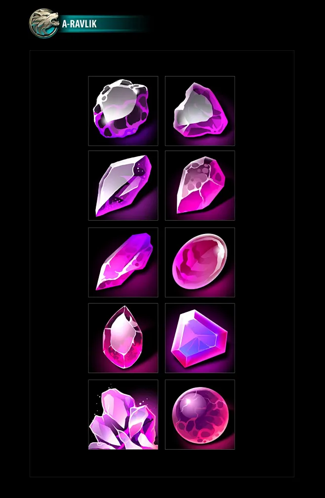 RPG Gems Icons 02-花瓣网