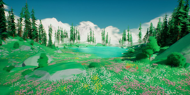 UE5风格化场景练习&Stylized Scene