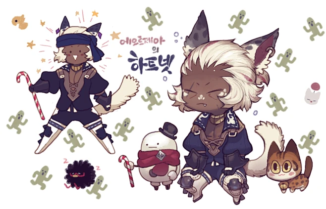 FFXIV my cat boy [1]-花瓣网