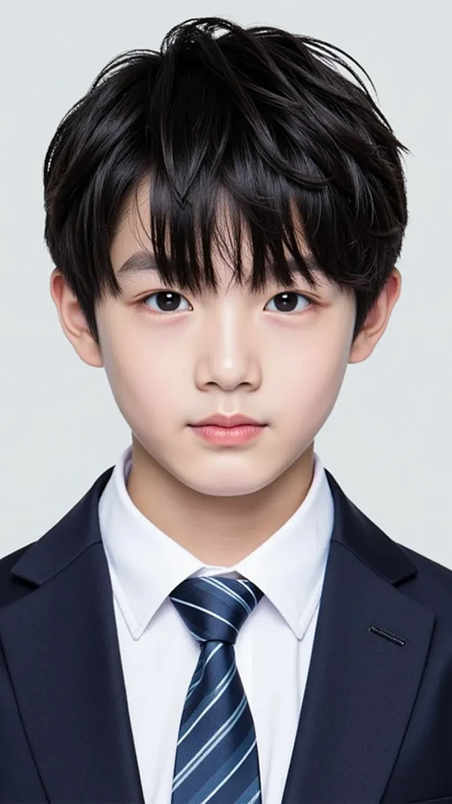 HIRO儿童摄影丨高级质感证件照FLUX-LoRA-IP品牌设计-LiblibAI-花瓣网