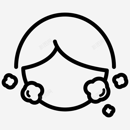 洁面香皂泡沫洁面乳图标 UI图标 设计图片 免费下载 页面网页 平面电商 创意素材