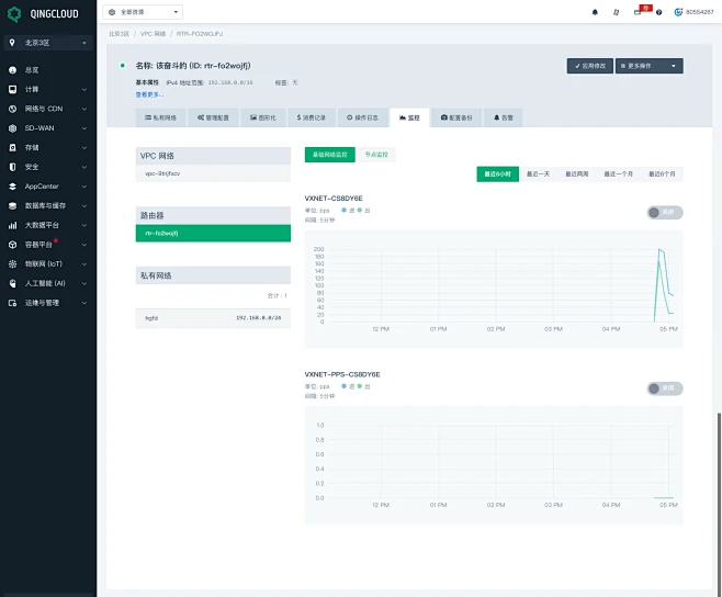 青云QingCloud 控制台 - 北京3区(PEK3)-花瓣网