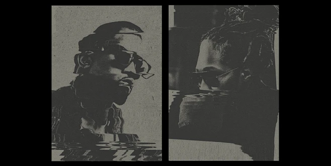 Glitch-Rap Bookmarks! on Behance图片_Behance图片素材-花瓣网