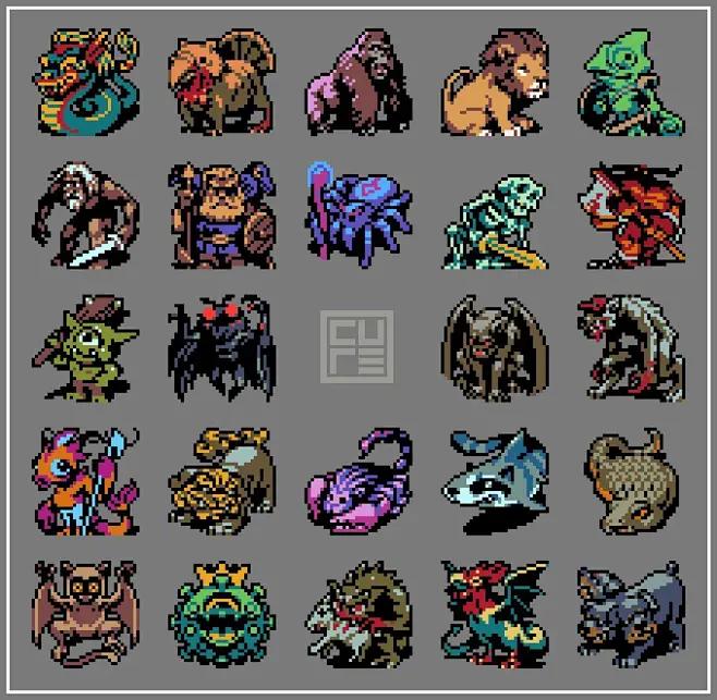 美国像素画家Logan Tanner作品欣赏 – 教你画像素画-花瓣网