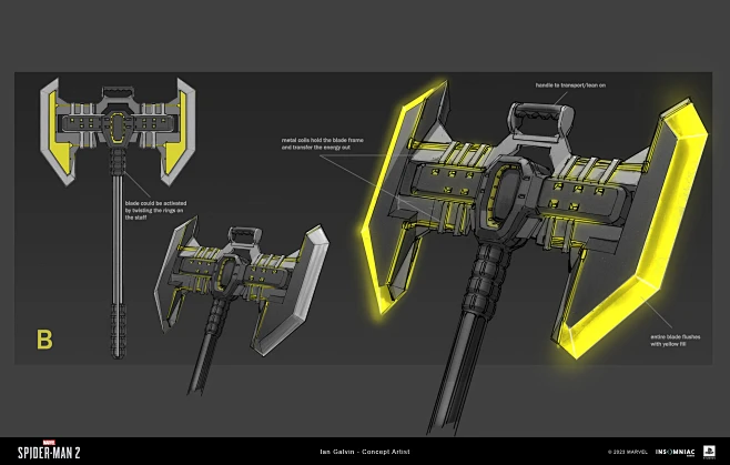 Spider-Man 2 Weapon Designs-花瓣网