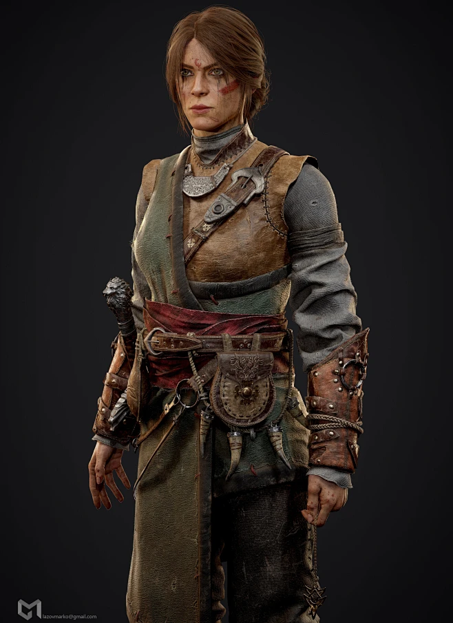 Erna,The Female Warrior (Realtime Character), Marko Lazov : This is a ...