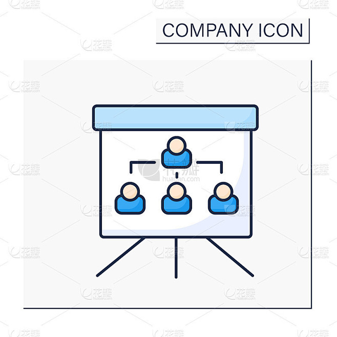 组织图颜色图标