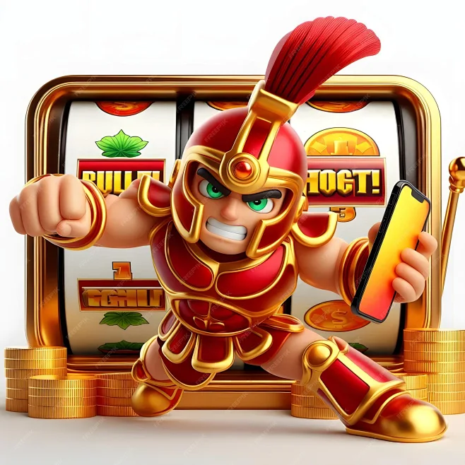 Roma a slot game character with white background-花瓣网